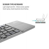 Folding Wireless Keyboard for iPhone SE (2022) - Rechargeable Portable ...