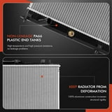 A-Premium Engine Coolant Radiator Assembly with Transmission Oil Cooler ...