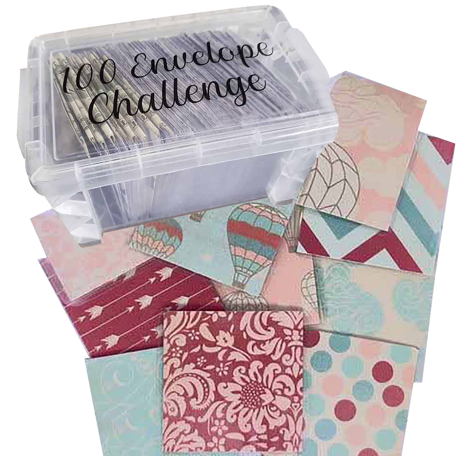 Rdeuod 100 Envelope Challenge Box Set, 5050$ Money Saving Challenge Kit ...