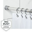Better Homes & Gardens Chrome Easy Hang Rustproof Aluminum Extra Long ...