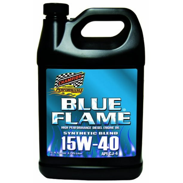 Champion Brands 4358N-EACH 'Blue Flame' 15W-40 API/CJ4 Diesel Motor Oil ...