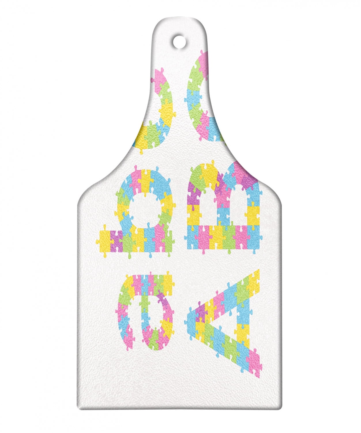 ABC Puzzle Cutting Board, Alphabet Learning Themed Childish Jigsaw ...