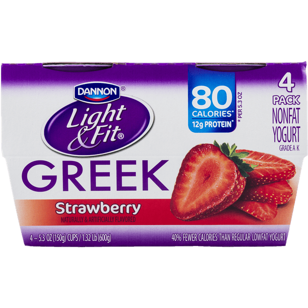 Dannon Light And Fit Strawberry Greek Yogurt Nutrition Label Shelly Lighting