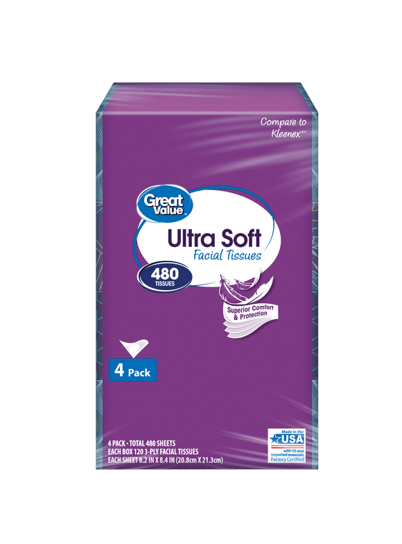 Great Value Tissues in Facial Tissue - Walmart.com