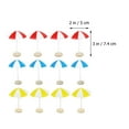 12 Pcs Mini Parasol Ornament Mobile Phone Stand Sun Umbrellas Dollhouse ...