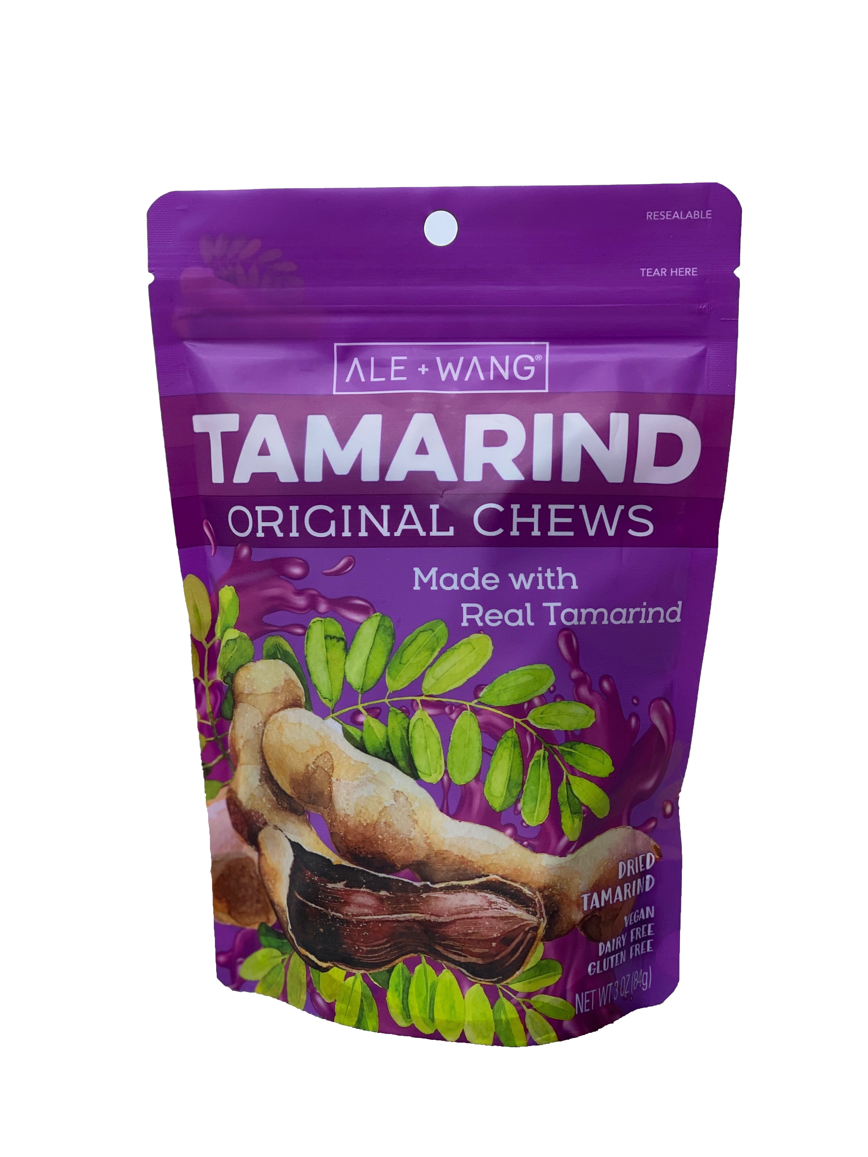 ALE + WANG Tamarind Original Chews | Made with 100% Natural Dried Sweet ...