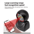 2d Omnidirectional Barcode Scanner 1d 2d Qr Code Desktop Auto Sense Bar Code Usb Data Matrix