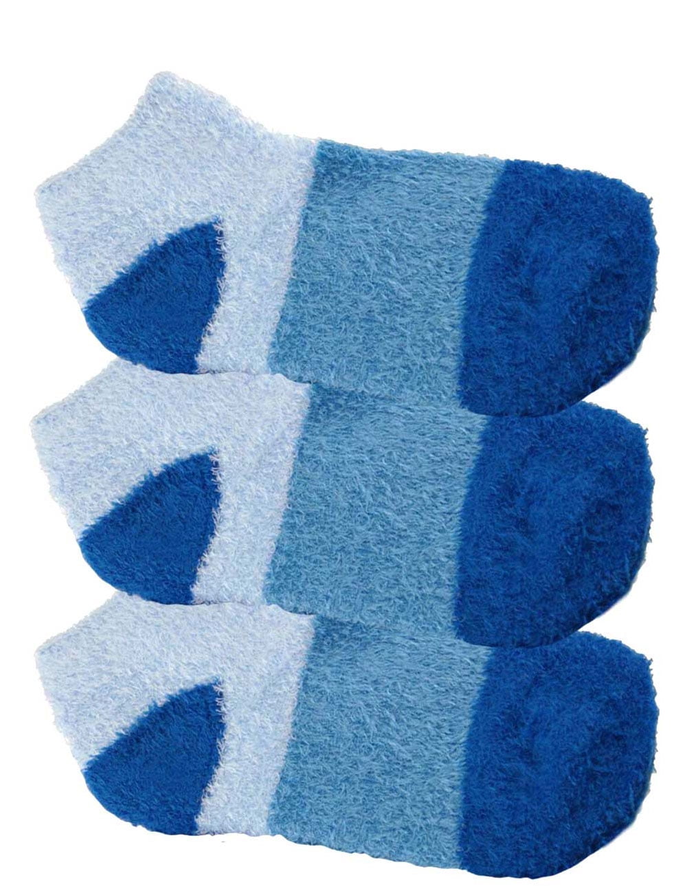 Women's Extra Large Super Aloe Infused Fuzzy Nylon Socks (3 Pairs ...