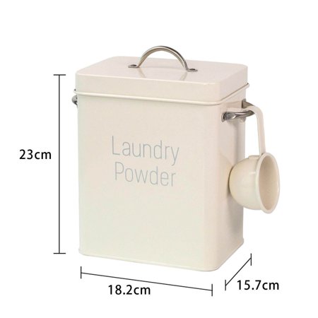 ziyahi Laundry Powder Container Rice Bin Container Airtight Cereal Rice ...