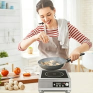 Double Electric Induction Stove, Sunmaki 1800W Portable Induction ...