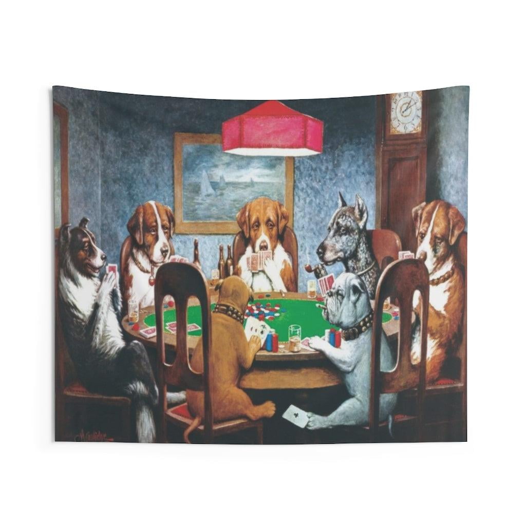 Dogs Playing Cards