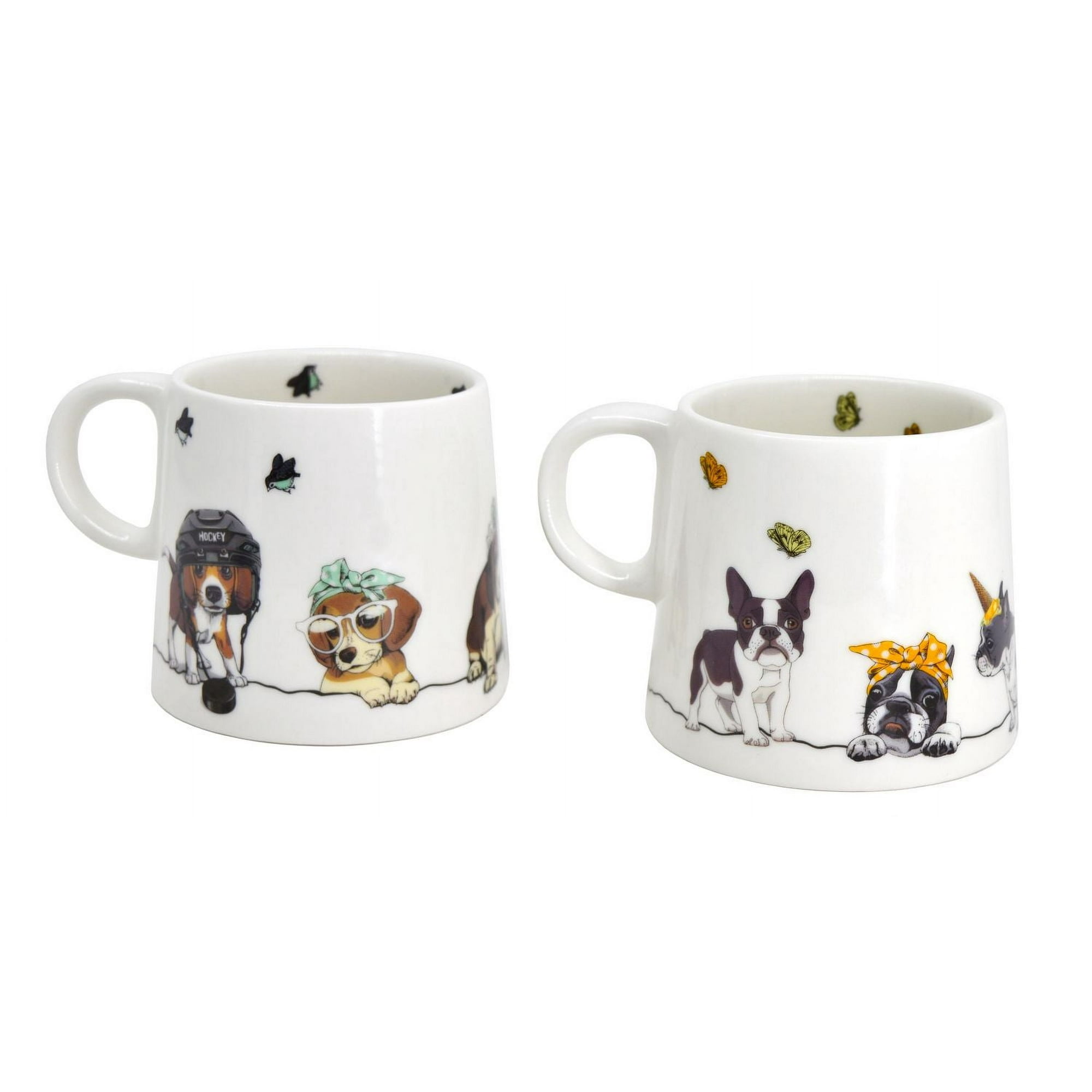 Click here for Danesco Pawz Set Of 2 Dog Mugs prices