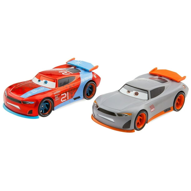 Disney / Pixar Cars Pullback Die Cast Ryan Inside Laney & Rookie #003 ...