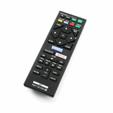 Sony RMT-VB100U Replaced Remote Control for Sony Blu-Ray DVD players - Walmart.com