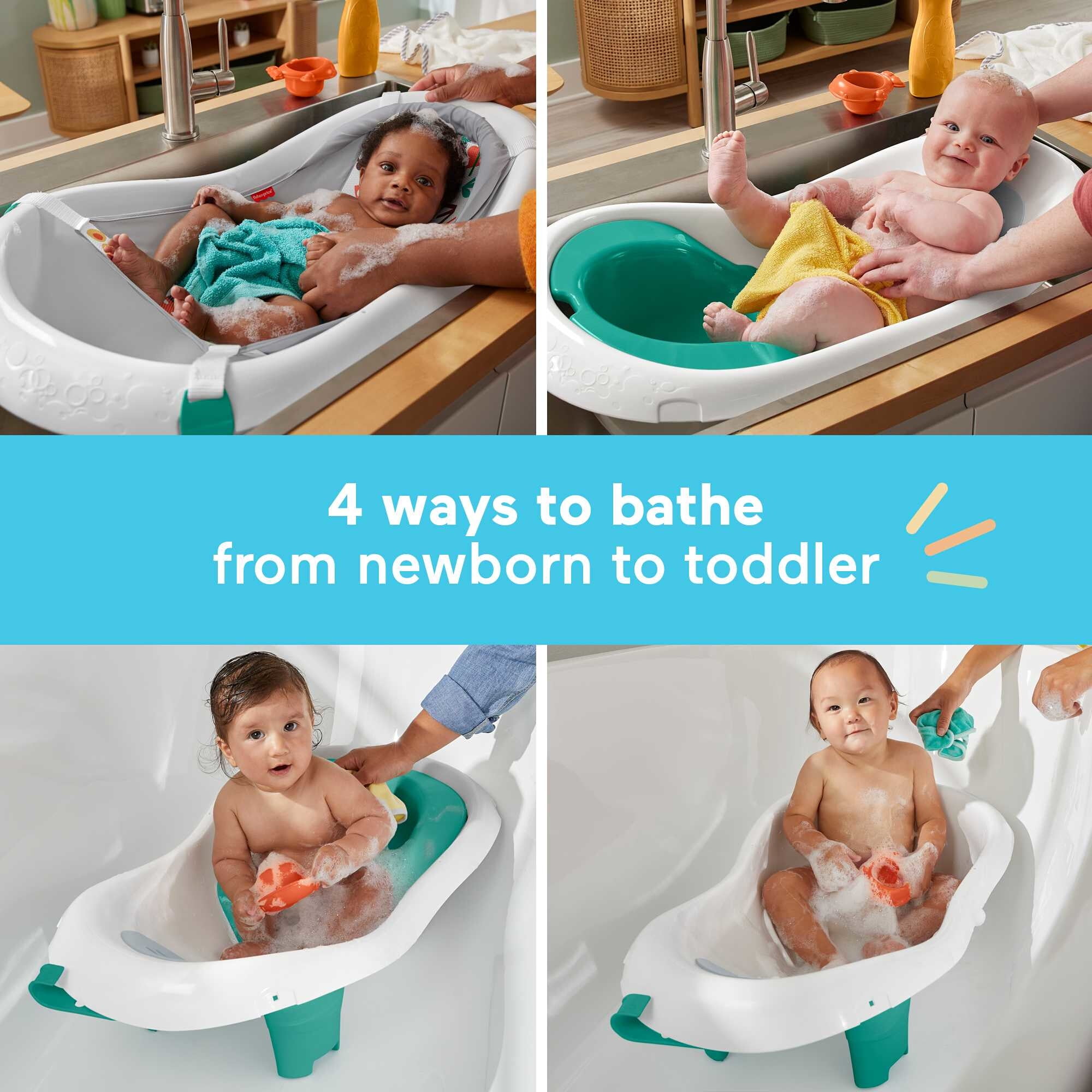 Make Bath Time Safe And Fun With Fisher-Price Sling 'N Seat Tub From ...