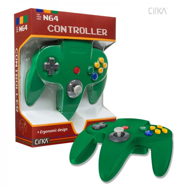 Cirka N64 Controller, Green - Nintendo 64 - Walmart.com