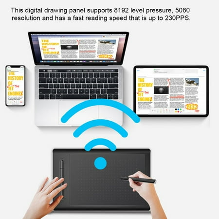 Vson Computer Drawing Board Artist Tool Adults Kids Portable 8192 ...