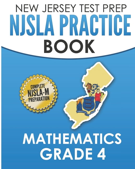 NEW JERSEY TEST PREP NJSLA Practice Book Mathematics Grade 4 Complete 