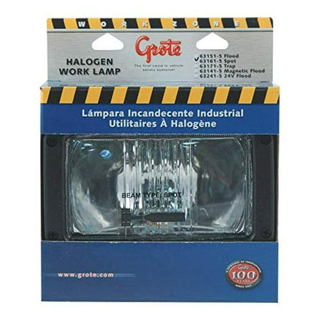 Grote 63161-5 Rectangular Halogen Work Lamp (Spot) | Walmart Canada