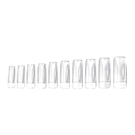 1 Set False Full Coverage Shape French cm; thickness Style Classic ...