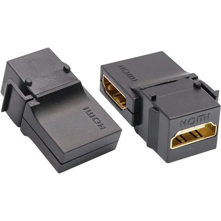 AAOTOKK 90 Degree HDMI Key Coupler, Gold Plated 90 Degree HDMI Key Jack ...
