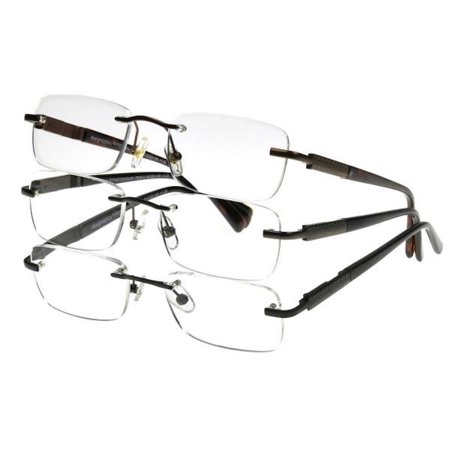 Design Optics By Foster Grant Rimless 3-pack Reading Glasses - Walmart.ca