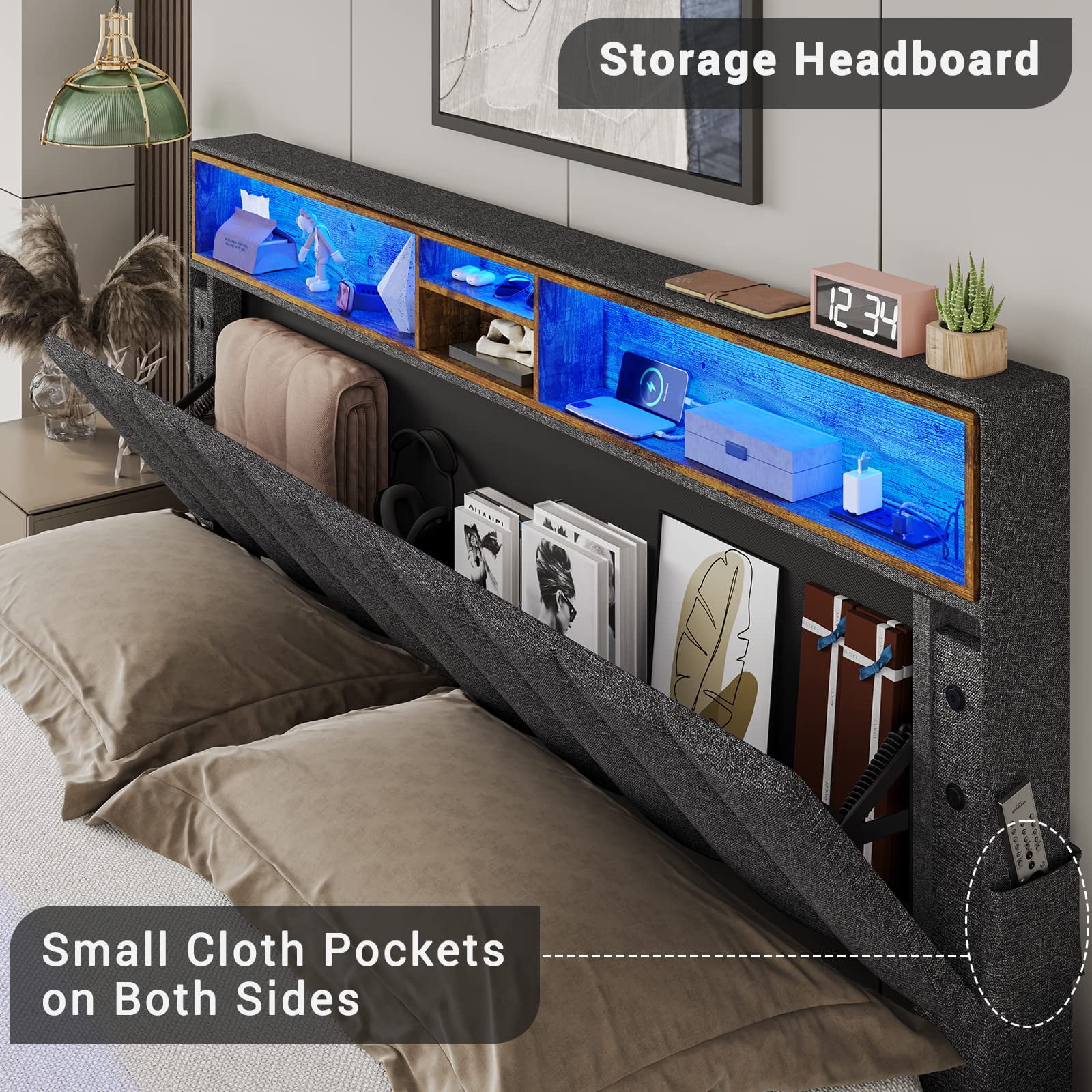 Hidden Gun Storage Bed