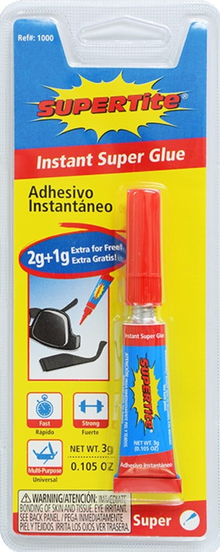 SUPERTite Instant Super Liquid Glue, 0.105oz - Walmart.com