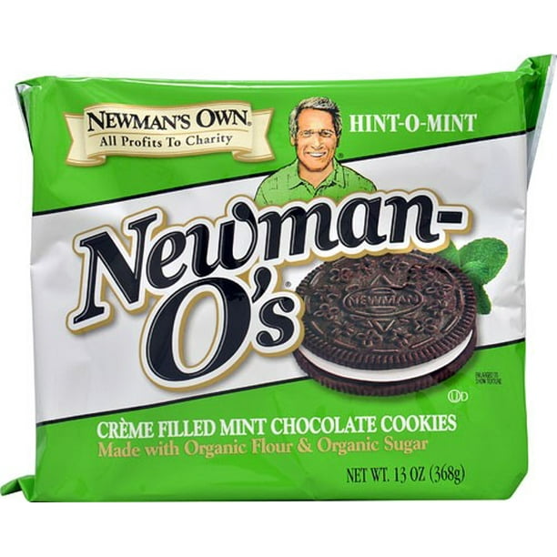Newman's Own Organics Newman O's Cookies Mint Creme 13 oz - Walmart.com