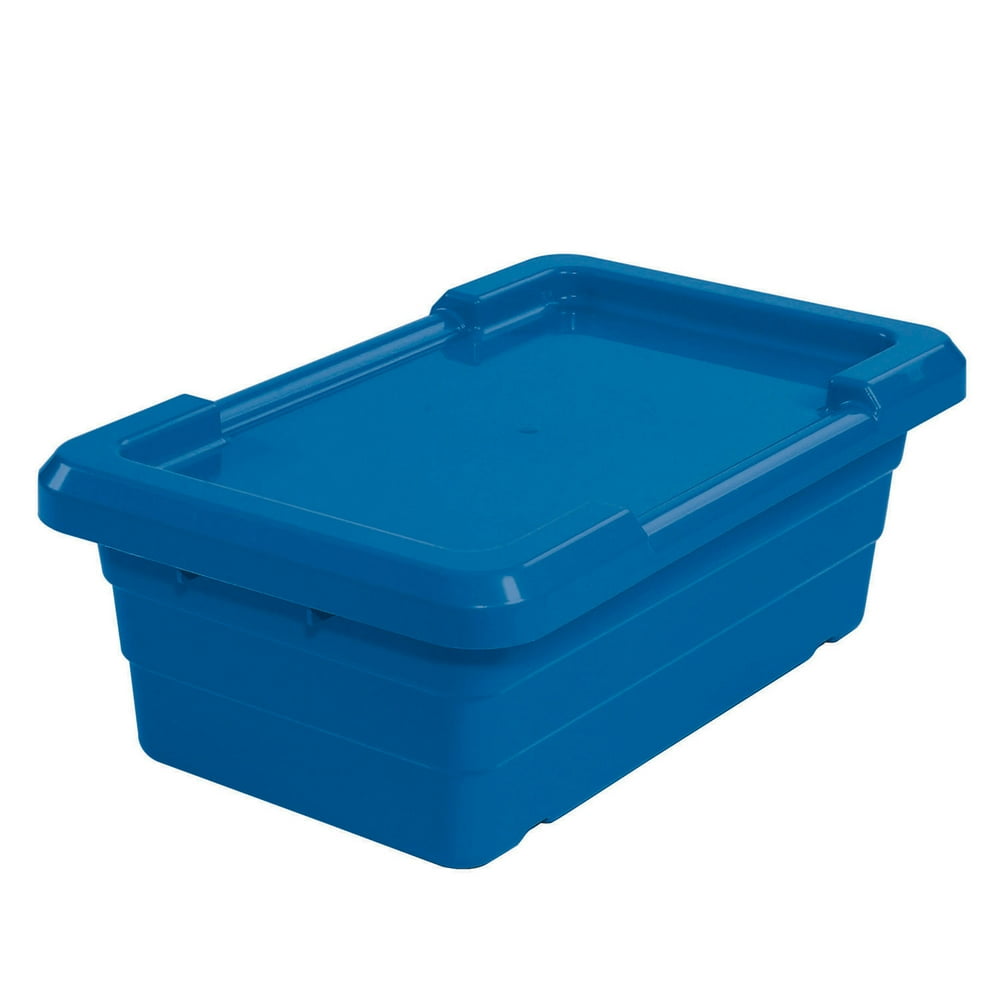 Blue Cross Stack Nesting Tote Tub - 25-1/8 x 16 x 8-1/2, Lot of 6 ...