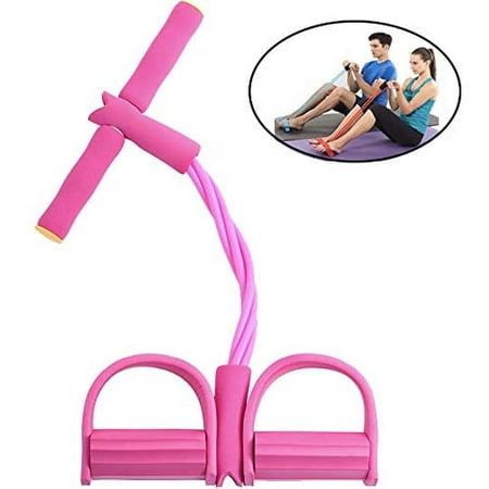 4-Tube Elastic Sit Up Pull Rope Chest Fitness Beauty Leg, Portable Home ...
