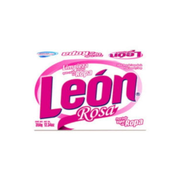 Pack de 20 Jabón Lavandería León Rosa 350 gr León Rosa | Walmart en línea