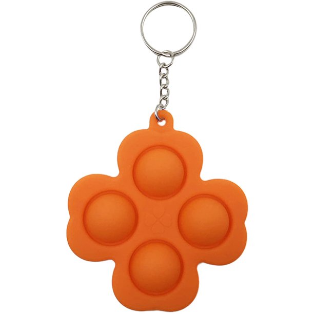 Bright Colore Lucky Clover Shape Push Bubble Sensory Fidget Toy, Leaf ...