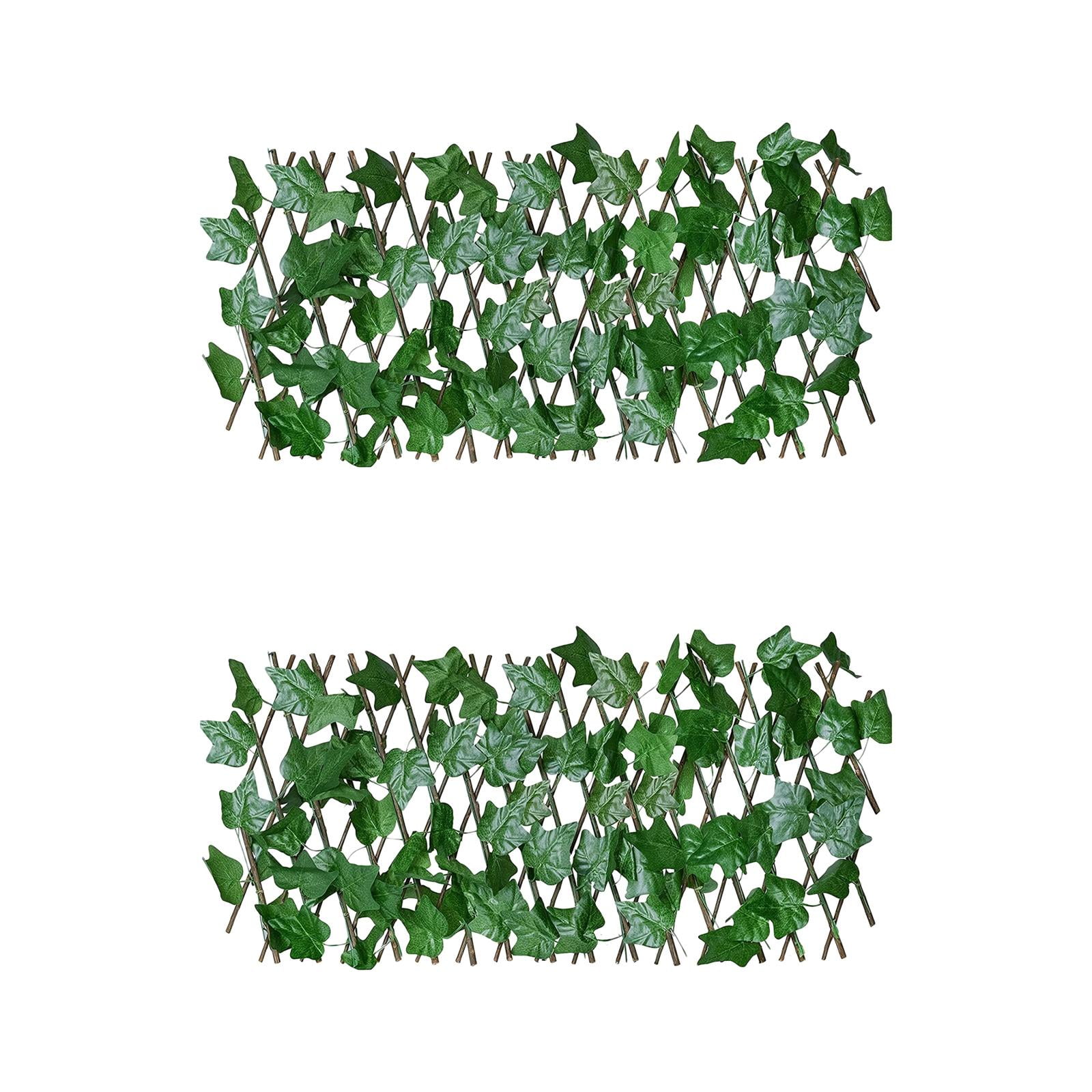 Artificial Faux Privacy Fence 15.75x8.27in Faux Ivy Fencing Panel for ...