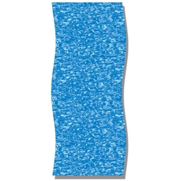 Swimline Boulder Swirl Oval Standard Gauge Beaded Liner - 52-in ...