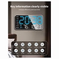 8.4In Large Digital Wall Clock,Led Alarm Clock with Big Digits, Date ...
