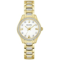 Bulova Women's Dress Two Tone Stainless Steel Watch 98M105 - Walmart.com
