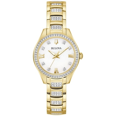 Bulova Women's Dress Two Tone Stainless Steel Watch 98M105 - Walmart.com