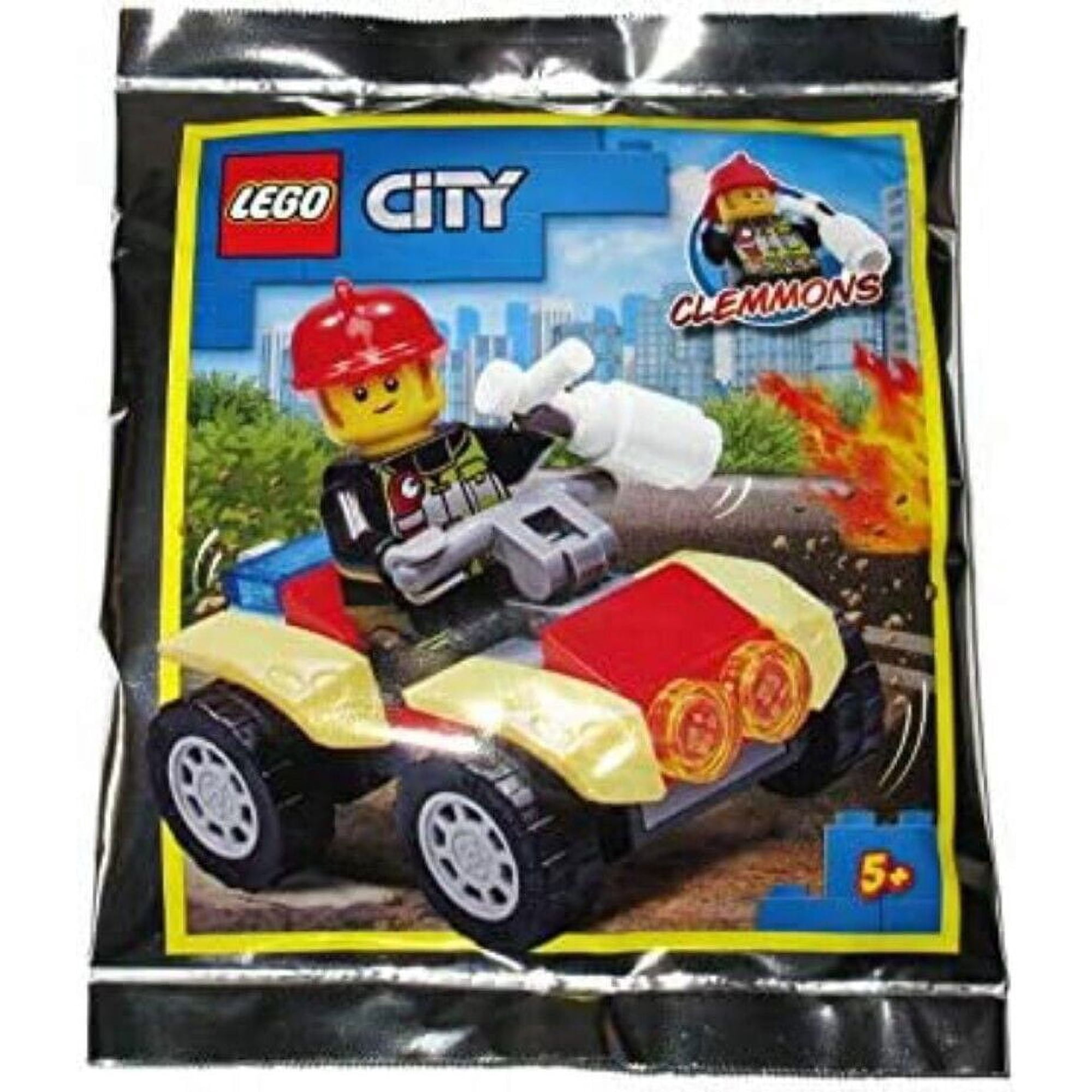 Click here for Lego City: Fireman Clemmons Minifigure With Fire Q... prices