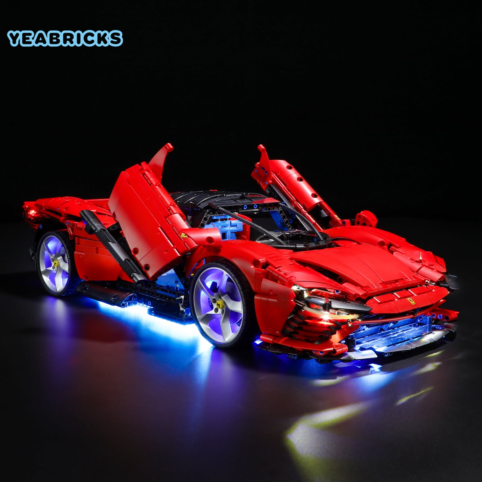 Buy YEABRICKS Led Light Kit for Legos 42143 Technic Ferrari Daytona SP3 ...