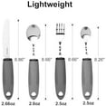 Bendable Adaptive Utensil Set - Arthritis Aid Silverware for The ...