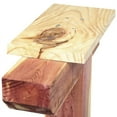 Solar Group Gibraltar Cedar Mailbox Post Kit, 43.3 in., Natural Red ...