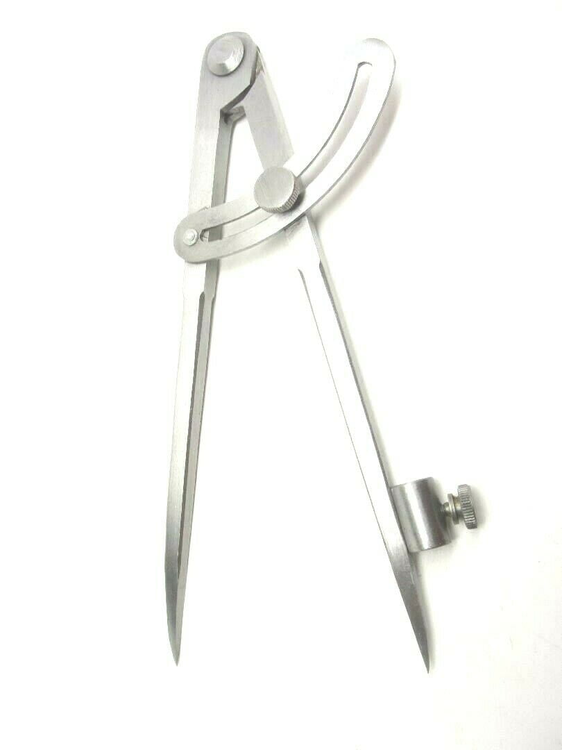UJ Ramelson Wing Compass Caliper Divider with Brass Holder for Carbide ...