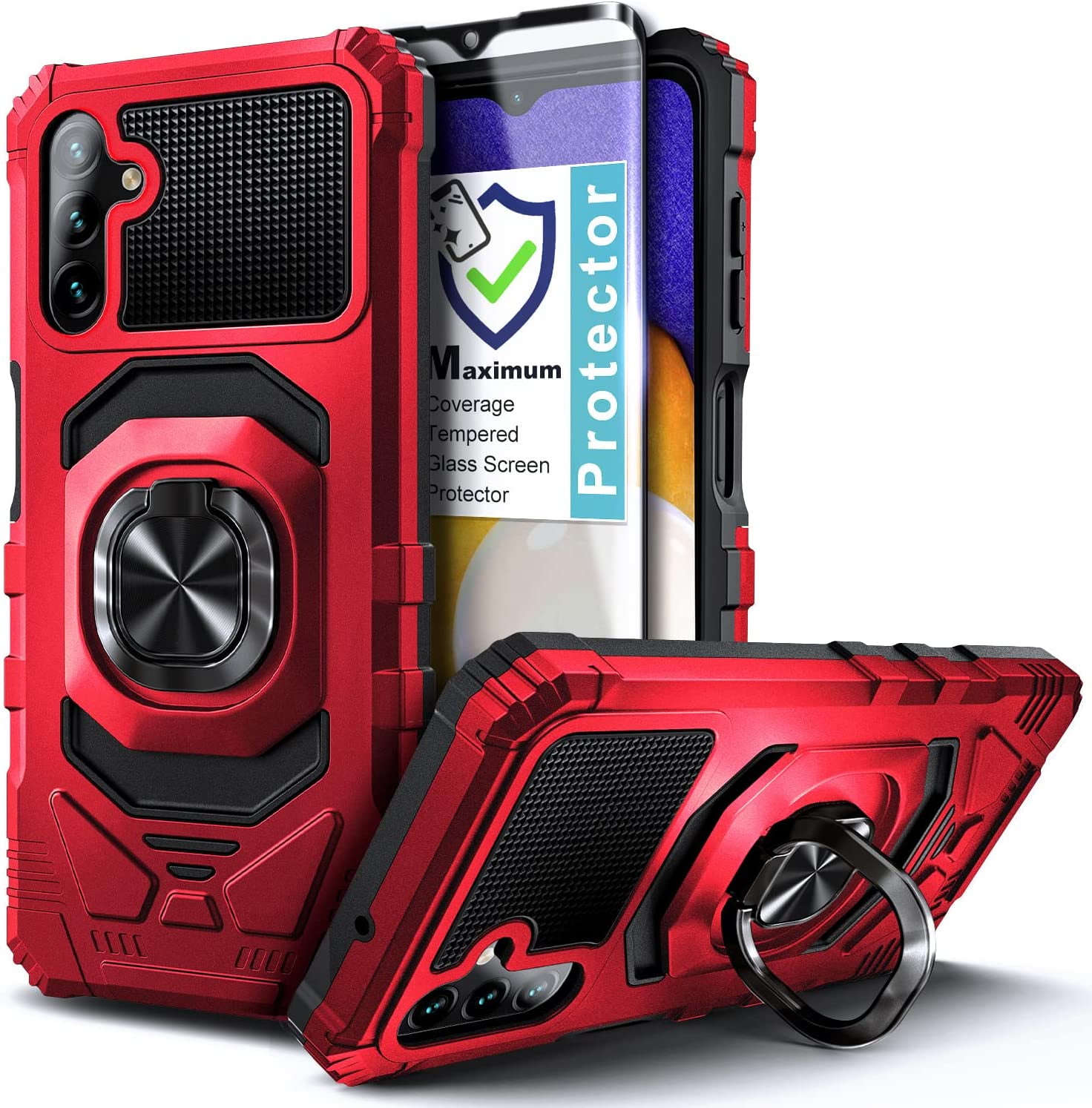 Nagebee Phone Case Compatible for Samsung Galaxy A13 5G with Tempered ...