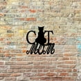Pillars Customs Cat Mom Sign, Rustic Wall Art, Charming Metal Cat Sign ...