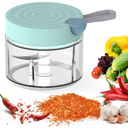 Premium Garlic Chopper Mincer Pull Vegetable Slicer Mini Meat Chopper ...