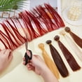 6Pcs 6 Colors Plastic Wig Hair for DIY Girls BJD Makings Accessories ...
