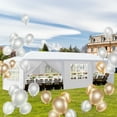 Zimtown Outdoor 10'x30' Canopy Tent for Wedding/Party with 8 Removable ...