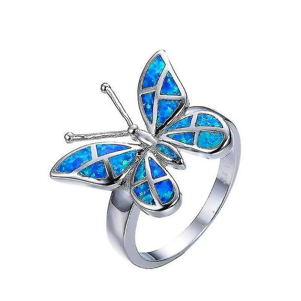 Blue Butterfly Ring For Women(7) - Walmart.ca