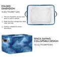 1-Pack Square Closet Organizers with Handles Open Basket Bins ...